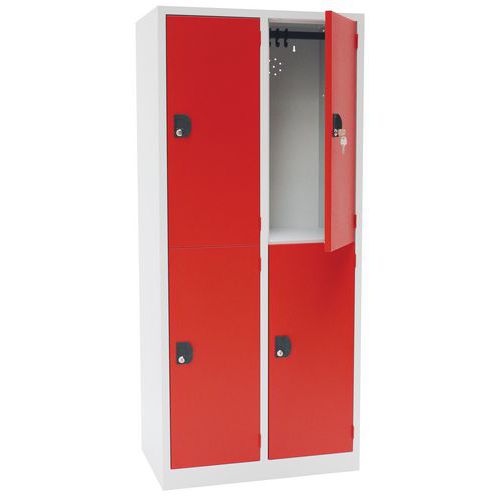Spind mit mehreren Fächern und Garderobe Modulo - 1 bis 3 Säulen - auf ...