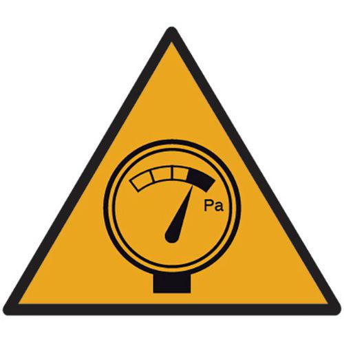 Panneau danger - Haute pression - Aluminium - Manutan.ch