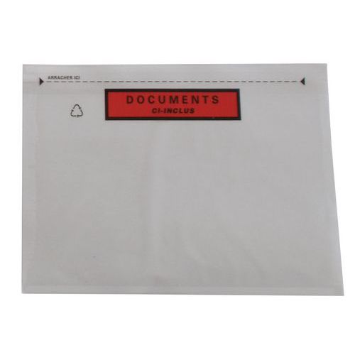 Dokumentenumschlag Pac-List, verstärkt - „Document ci-inclus“ - Manutan.ch