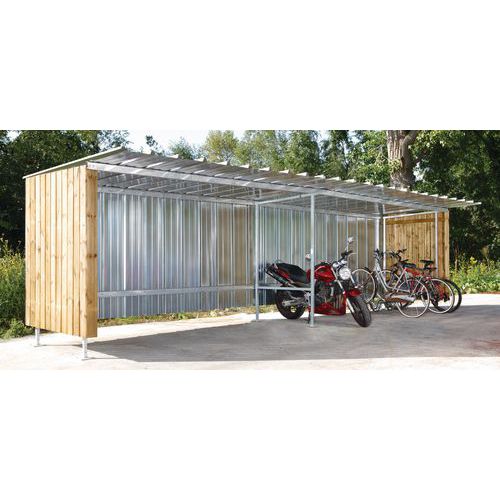 Unterstand für Zweiräder, aus Metall - Manutan Expert - Manutan.ch