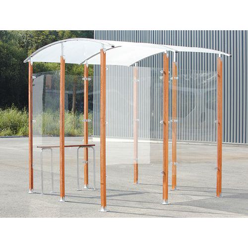Design-Raucherunterstand 6 m² - Geschlossen - Manutan.ch
