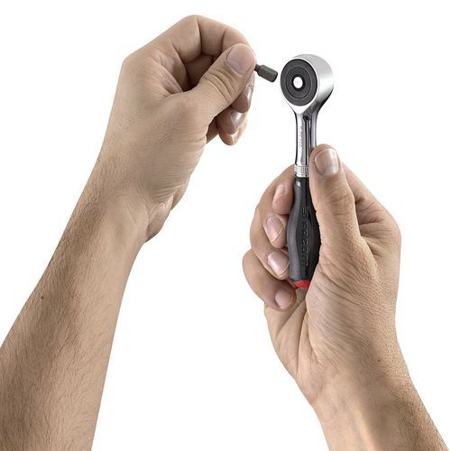 Bit-Aufnahme für 1/4“-Ratsche, Drehgriff - Facom - Manutan.ch
