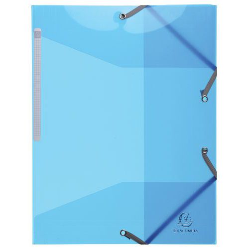 Mappe 3 Klappen + Gummizug Iderama PP A4, verschiedene Farben - Exacompta - Manutan.ch