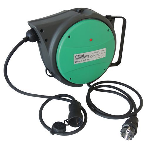 Kabelrolle mit Aufrollautomatik - 3G1,5² - Manutan.ch